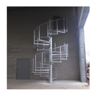 China Metal stair parts stair railing steel handrail wrought iron spiral staircase prices for sale