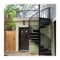 China Metal stair railing stainless steel floor grating decorative iron spiral staircase for sale