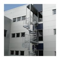 China Metal stair railing stainless steel floor grating decorative iron spiral staircase for sale