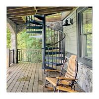 China Metal stair railing cast iron pressure cooker large steel spiral staircase for sale