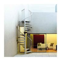 China China metal stairs glass steel stair iron spiral metal staircase for sale