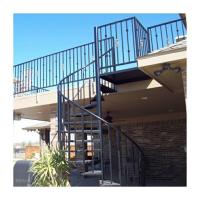 China Metal stairs prices stainless steel glass stairs china cast iron spiral staircaseops for sale