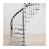 China Metal stair grills wrought iron railing staicase use stainless steel spiral staircase for sale