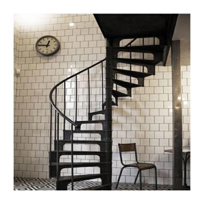 China Used outdoor metal stairs steel stair landing modern spiral wrought iron staircase for sale