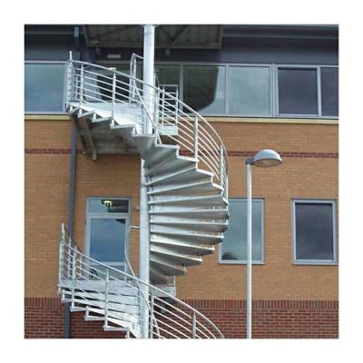 China Iron spindles metal stair stainless steel loft stairs metal spiral staircase in china for sale