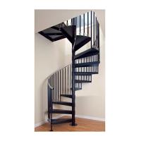 China Stair metal used steel grating stairs wrought iron spiral staircase designs for sale