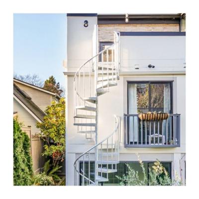 China Outdoor metal stair railing steel stairs china iron spiral staircase for sale