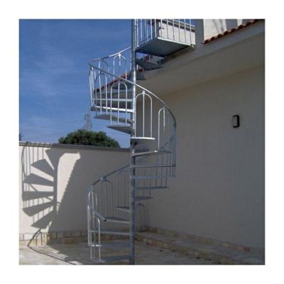 China Metal stair treads prefabricated steel manufacturers Cast Grey Iron Spiral Staircase for sale