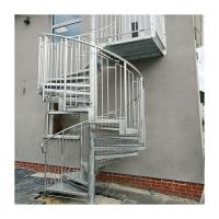 China Stainless steel baluster iron staircase prices outdoor metal casting spiral stairs for sale