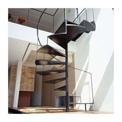 China Metal stairs to steps stainless steel handrail bracket stair iron spiral staircase for sale