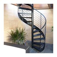 China Metal bird stand kit steel stairs spiral staircase in iron colored for sale