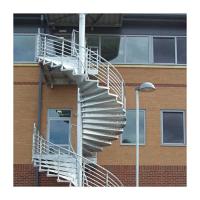 China Portable metal stairs steel structure stairs spiral staircase iron prices for sale