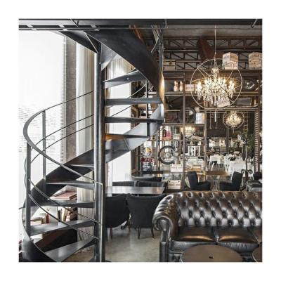 China Steel standoff cast iron casting staircase metal spiral stair for sale