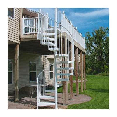China Indoor stainless steel stairs iron staircase wholesale indoor metal spiral stairs for sale