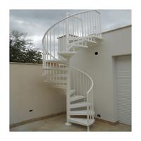 China Steel stair posts cast iron staircase cast iron stair interior metal spiral stairs for sale