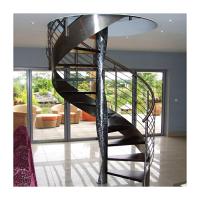 China Steel stair posts cast iron staircase cast iron stair interior metal spiral stairs for sale