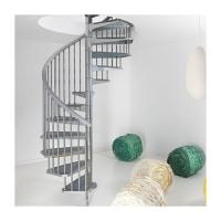 China Used metal stairs indoor l shape stainless steel staircase hot sale cast iron spiral stair for sale