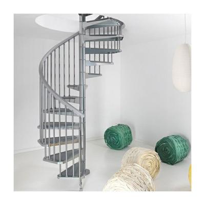 China Used metal stairs indoor l shape stainless steel staircase hot sale cast iron spiral stair for sale