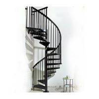 China Metal deck stairs cast iron staircase space saving steel spiral stairs for sale