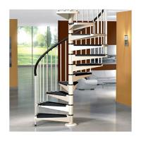 China Cast Iron Steps antique metal spriral staircase stainless steel railing spiral stairs for sale