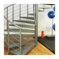 China Modern interior metal stair cast iron outside staircase steel spiral stair for sale