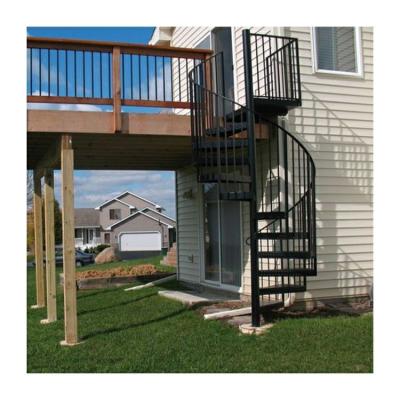 China Decorative metal handrails stainless steel balustrade staircase gray iron cast iron spiral stair for sale