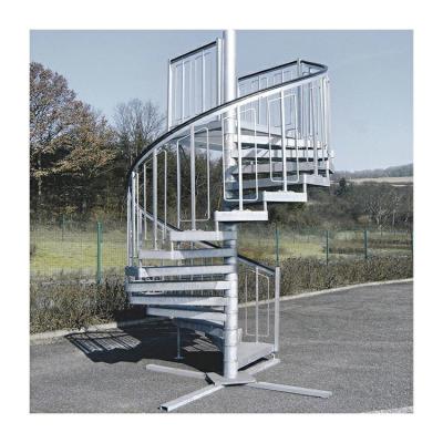 China Metal stairs external interior steel staircase outdoor cast iron spiral stair for sale