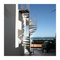 China Metal stair spindles cast iron stringer staircase design galvanized carbon steel spiral stairs for sale