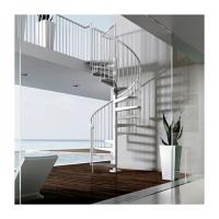 China Metal stair spindles cast iron stringer staircase design galvanized carbon steel spiral stairs for sale