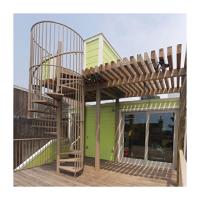 China Metal helical stair modern cast iron staircase stainless steel Spiral for sale