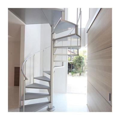 China Fance metal handrail stairs decorative iron staircase galvanized steel spiral stairs for sale