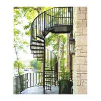 China Iron stairs handrails metal used staircase Metal Railing Steel Spiral Stairs for sale