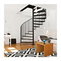 China Iron stairs handrails metal used staircase Metal Railing Steel Spiral Stairs for sale
