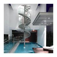 China Iron stairs handrails metal used staircase Metal Railing Steel Spiral Stairs for sale
