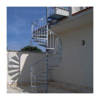 China Decorative metal columns cost of staircase steel interior cast iron spiral stairs for sale