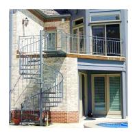 China Folding metal stairs foshan helical steel staircase indoor antique cast iron spiral stairs for sale