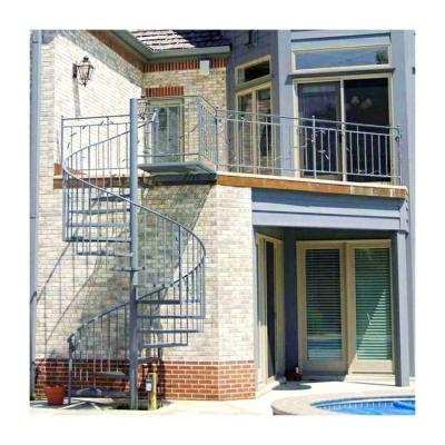 China Folding metal stairs foshan helical steel staircase indoor antique cast iron spiral stairs for sale