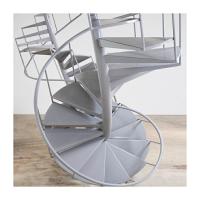 China Used metal outdoor stairs outdoor carbon steel staircase spiral iron stairs for sale