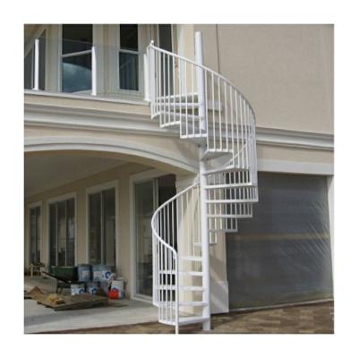 China Metal handrail stainless steel shaped staircase Cheaper price cast iron spiral for sale