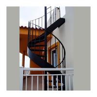 China Metal handrail stainless steel shaped staircase Cheaper price cast iron spiral for sale