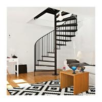 China Metal stairs design steel handrial staircase oem cast iron spiral stair for sale