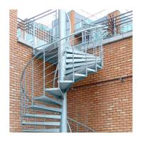 China Metal stairs design steel handrial staircase oem cast iron spiral stair for sale