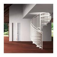 China Metal stairs and landings durable stainless steel staircase cast iron small spiral stair for sale