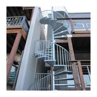 China Metal stairs and landings durable stainless steel staircase cast iron small spiral stair for sale
