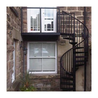 China Metal safety loop pin single carbon steel beam staircase china cast iron spiral stair for sale