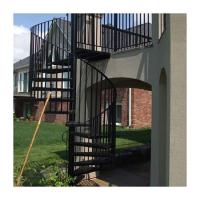 China China metal stairs cast iron metal staircase steel spiral stairs for sale