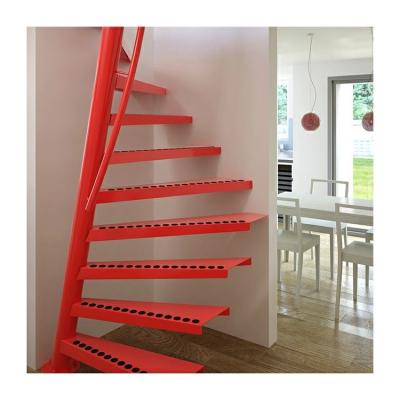 China Exterior metal stair stainless steel staircase ideas spiral stairs iron grill design for sale