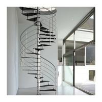 China Outdoor used metal stairs outdoor steel staircase cast iron indoor spiral stairs for sale