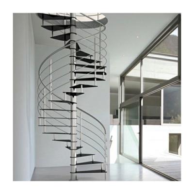 China Outdoor used metal stairs outdoor steel staircase cast iron indoor spiral stairs for sale