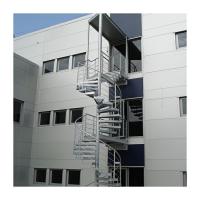 China Build metal stairs high quality steel staircase wrought iron spiral stair for sale